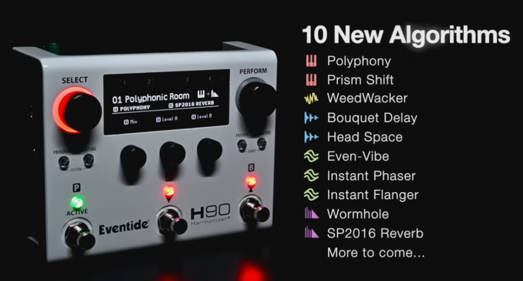 Eventide H90 - technická podpora a špecifikácia - mapping chart ...